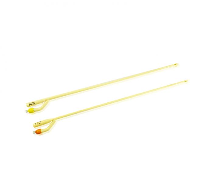 OEM Silicone Catheter No 16 6Fr -18Fr Two Way Foley Catheter