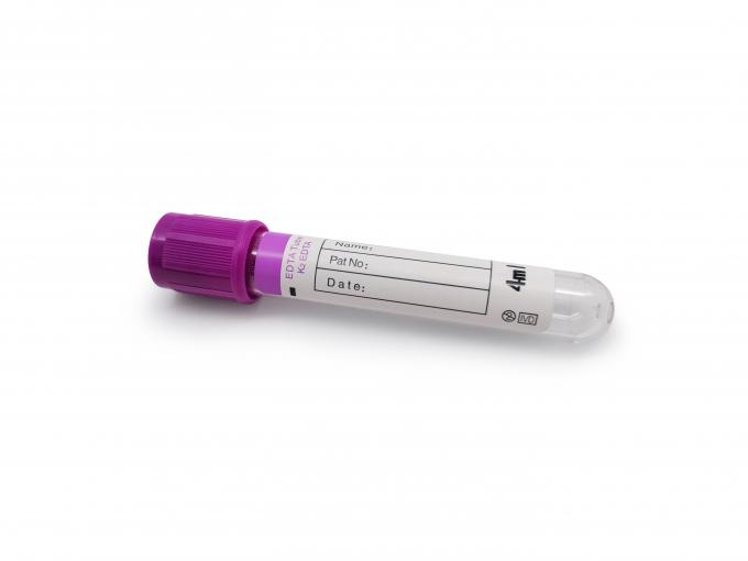 16mm EDTA Blood Collection Accessories Purple Top Blood Collection Tube